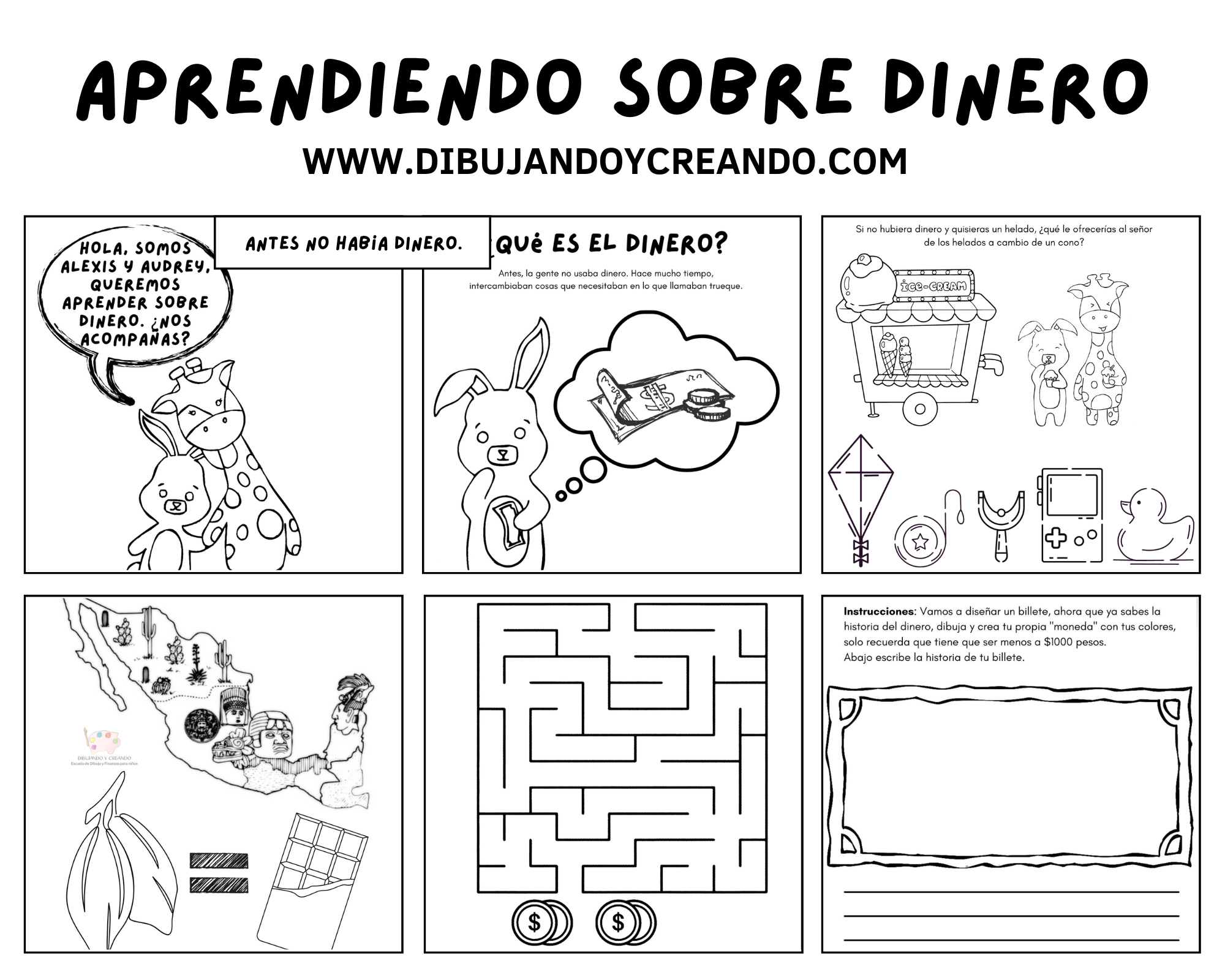 Dibujando Finanzas – Formando Pequeños Artistas y Financieros